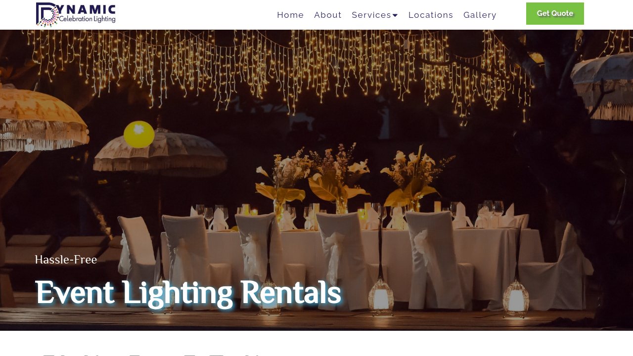 Hassle-Free Event Lighting Rental - Dynamic Celebration Lighting