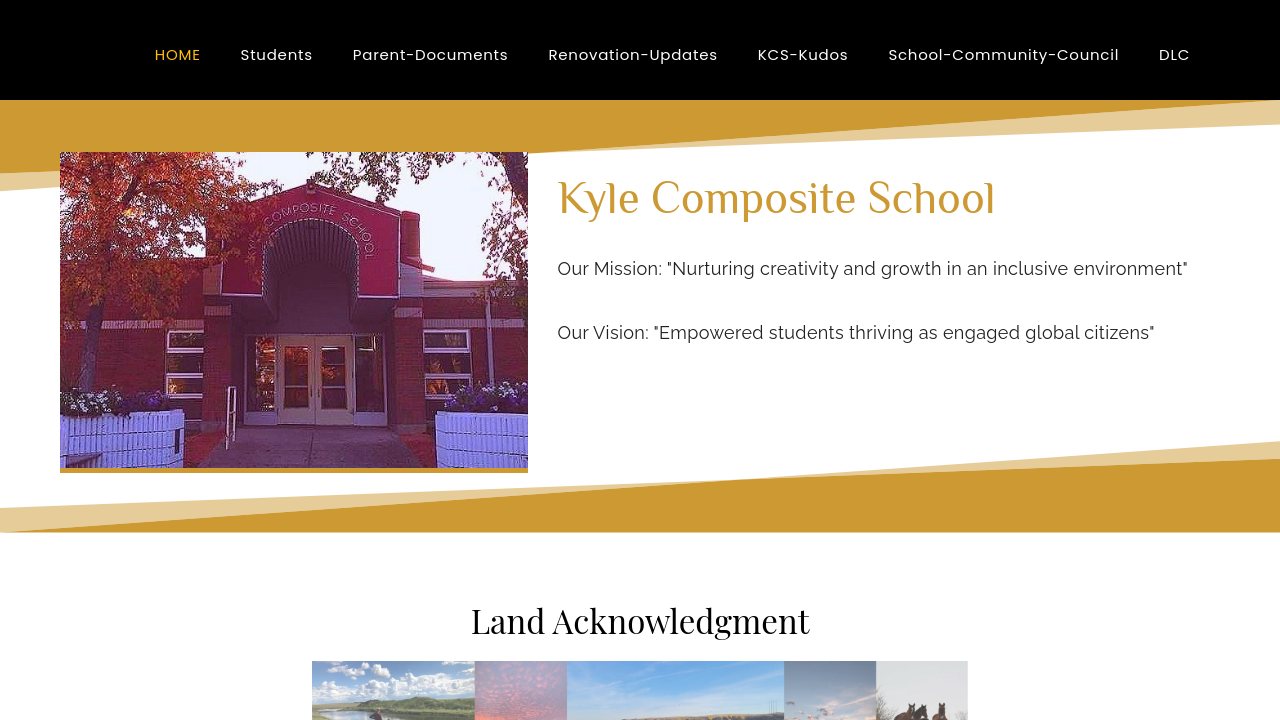 Kyle Composite School | Sun West School Division